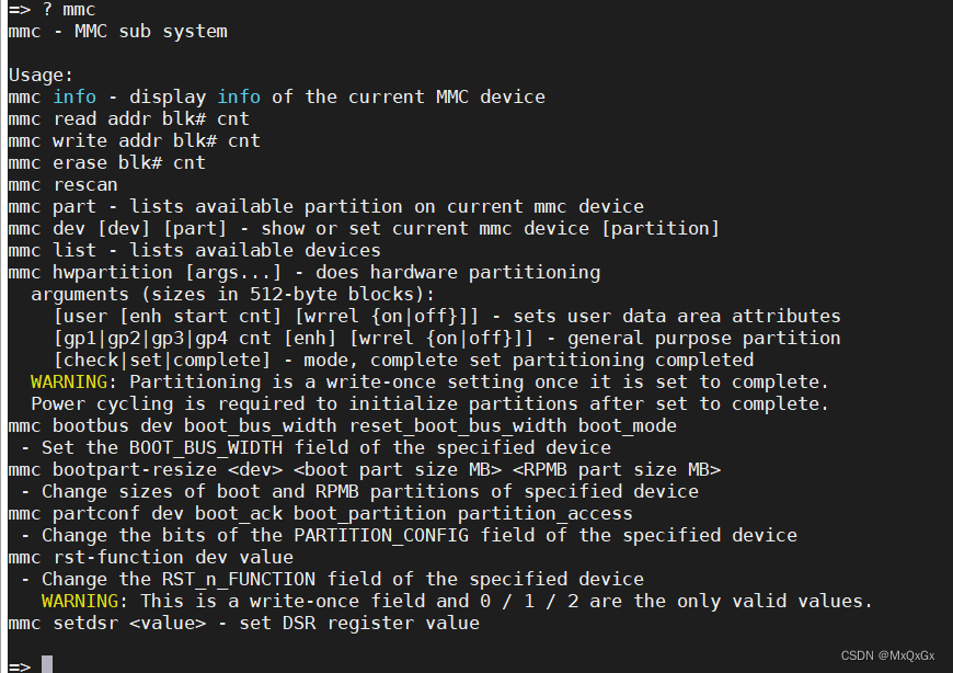 uboot命令使用学习（4）_mmc part-CSDN博客