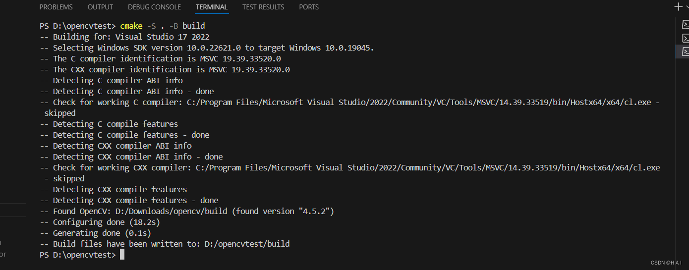 VSCode运行CMake教程_vscode cmake-CSDN博客