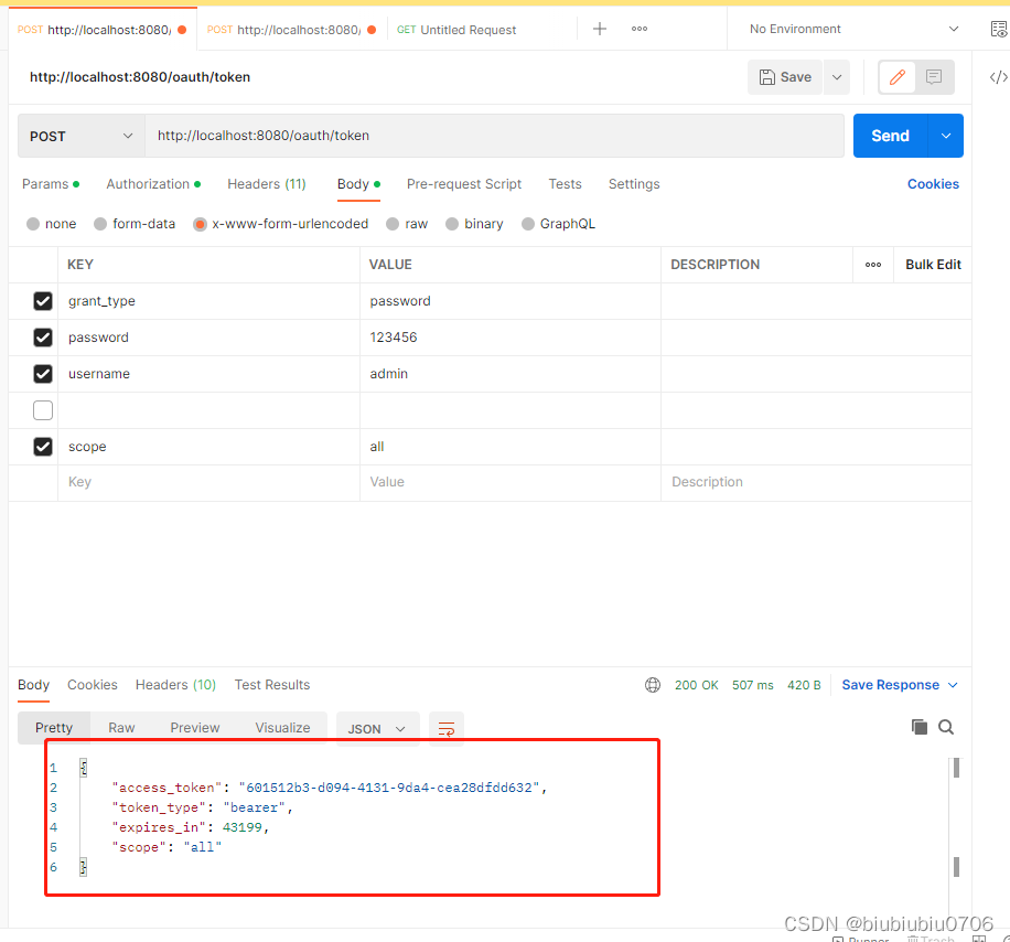 SpringSecurityOauth2架构Demo笔记_auth 2 spring security demo-CSDN博客