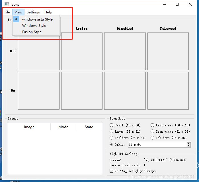QT5.14.2 官方例子 - Qt Widgets 8: Icons（图标更改）_qt icons-CSDN博客