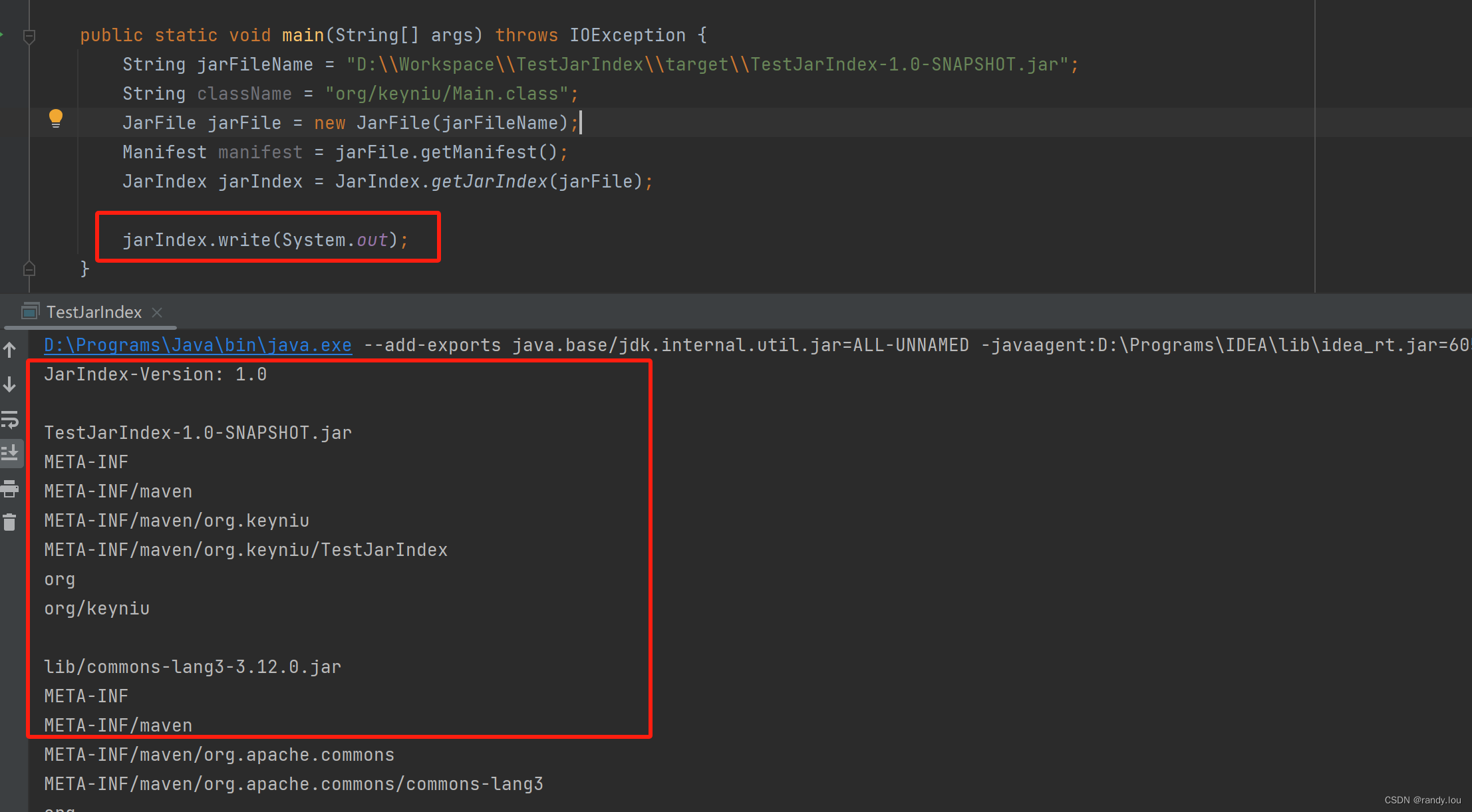 Java核心: JarIndex的使用-CSDN博客