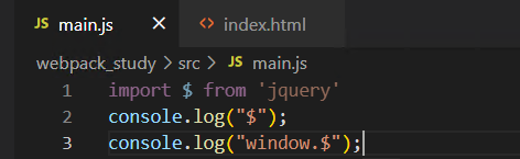 解决js文件使用ES6语法import...from...导入jquery出现的问题，使用webpack_uncaught typeerror: failed to resolve ...