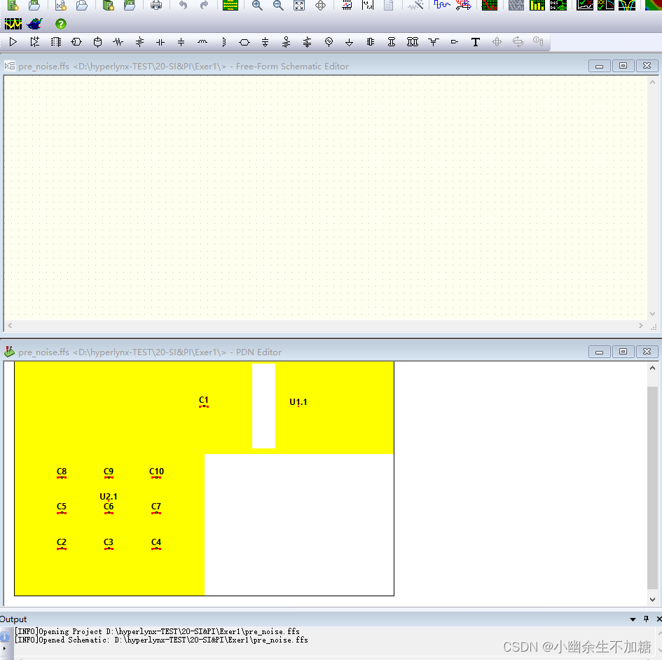 HyperLynx（二十八）板层噪声分析和SI/PI联合仿真实例_si pi的仿真软件-CSDN博客