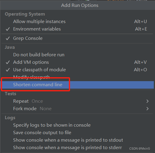 【Error】Error running Application. Command line is too long.Shorten the command line via JAR ...