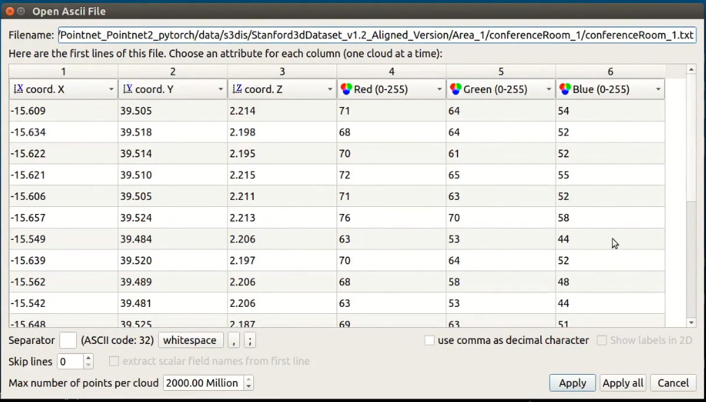 Pointnet++分类和分割数据集准备和实验复现-CSDN博客