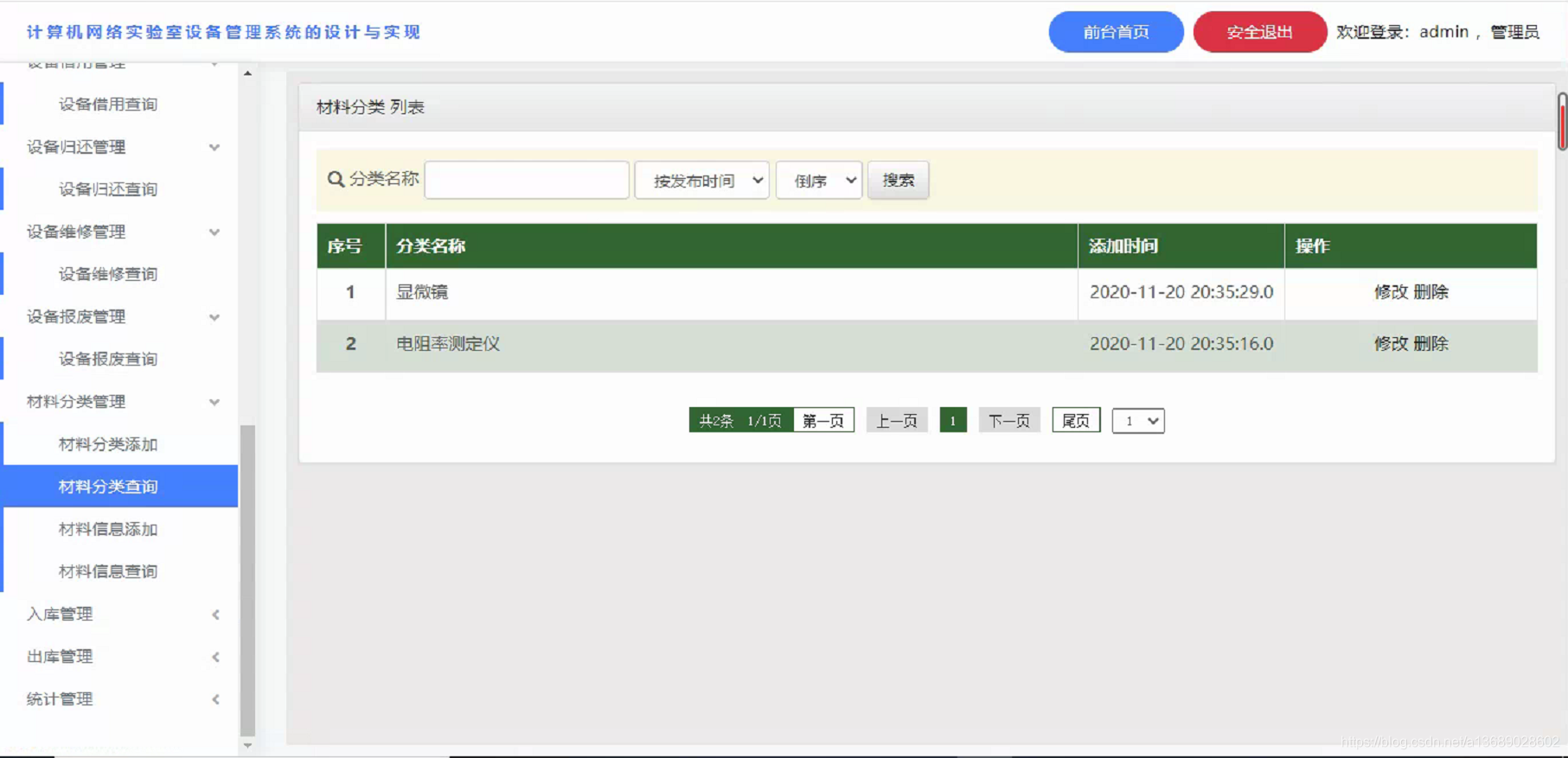 实验室设备管理系统的设计与实现程序设计与实现八实验室设备管理系统1、背景资料为了实现实验室设备的集中和自动化管理需要 Csdn博客