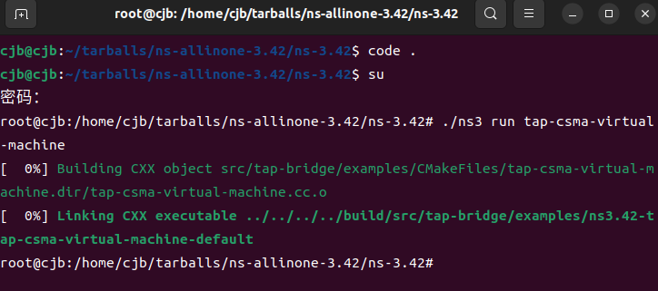Ns3与Docker之间实现数据通信_ns3 tap bridge-CSDN博客
