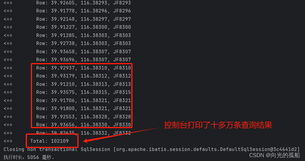 Spingboot项目中mybatis控制打印sql结果集 Csdn博客 