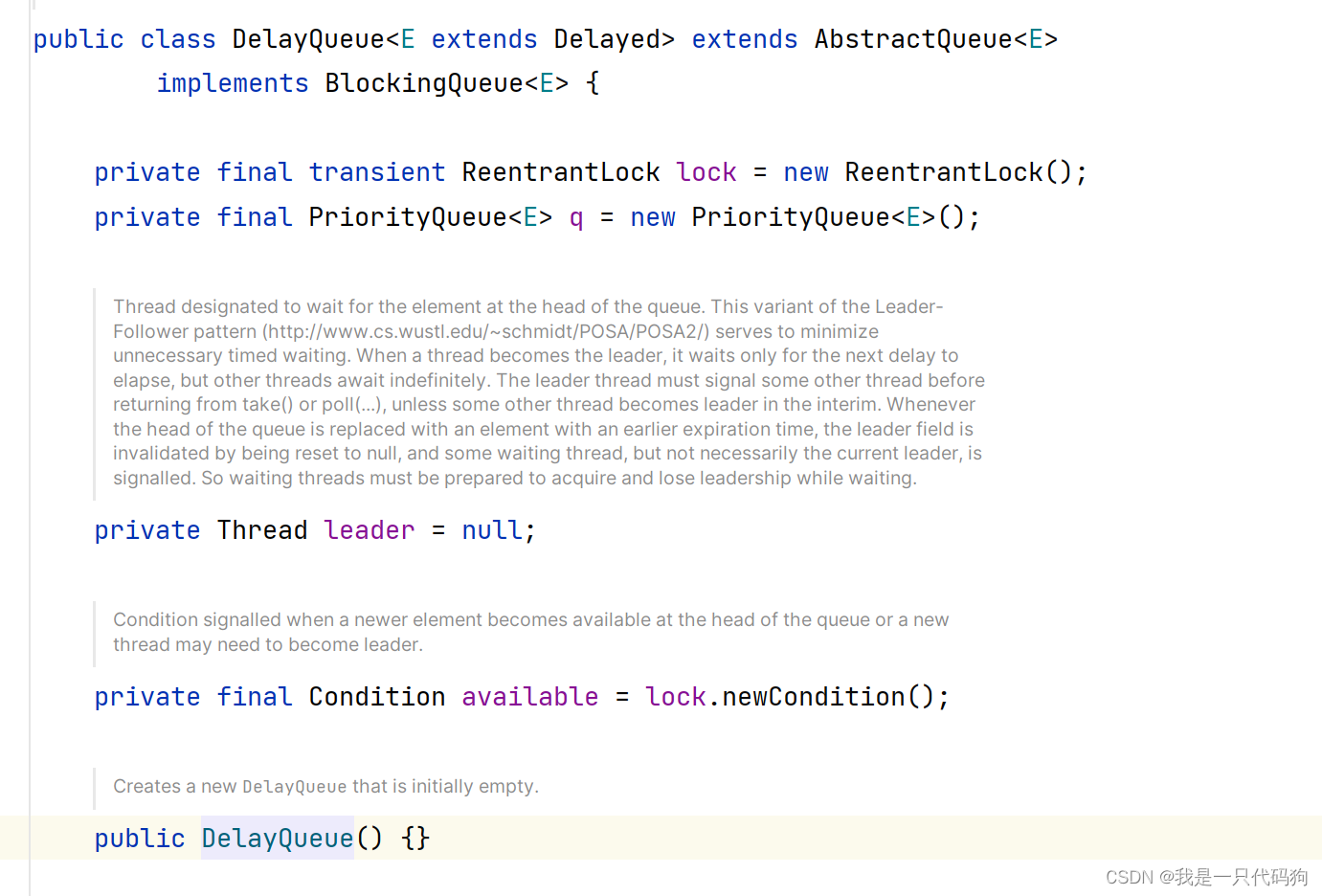 DelayQueue使用和源码分析-CSDN博客