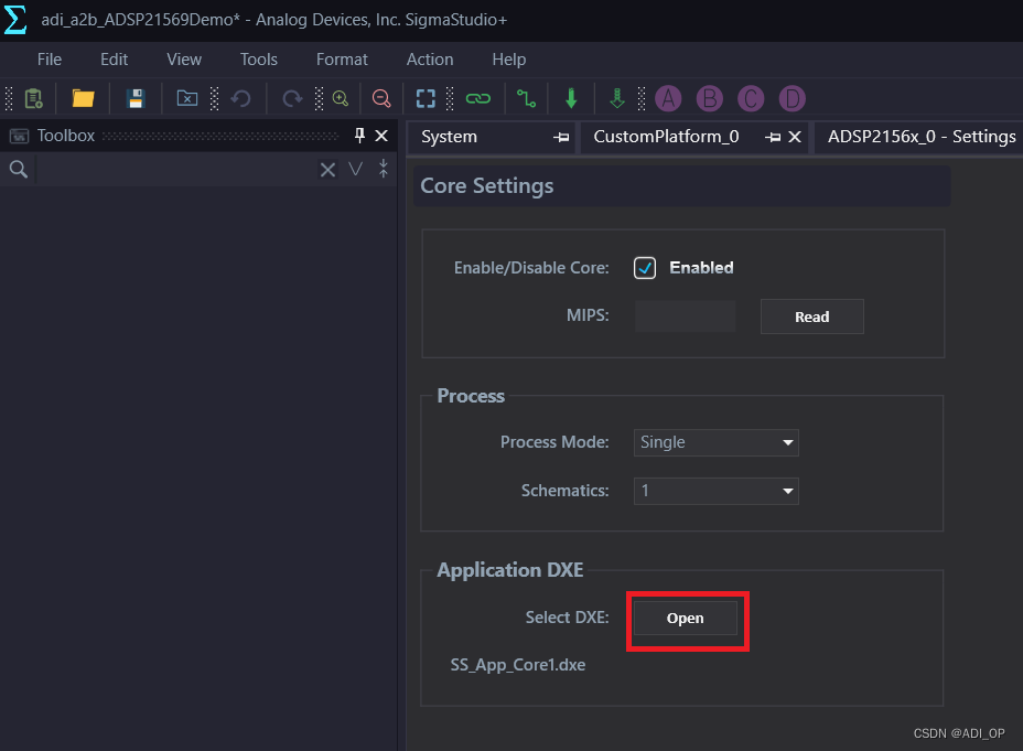 用ADSP-21569做A2B的开发的保姆级教程四：SigmaStudio+的配置说明-CSDN博客