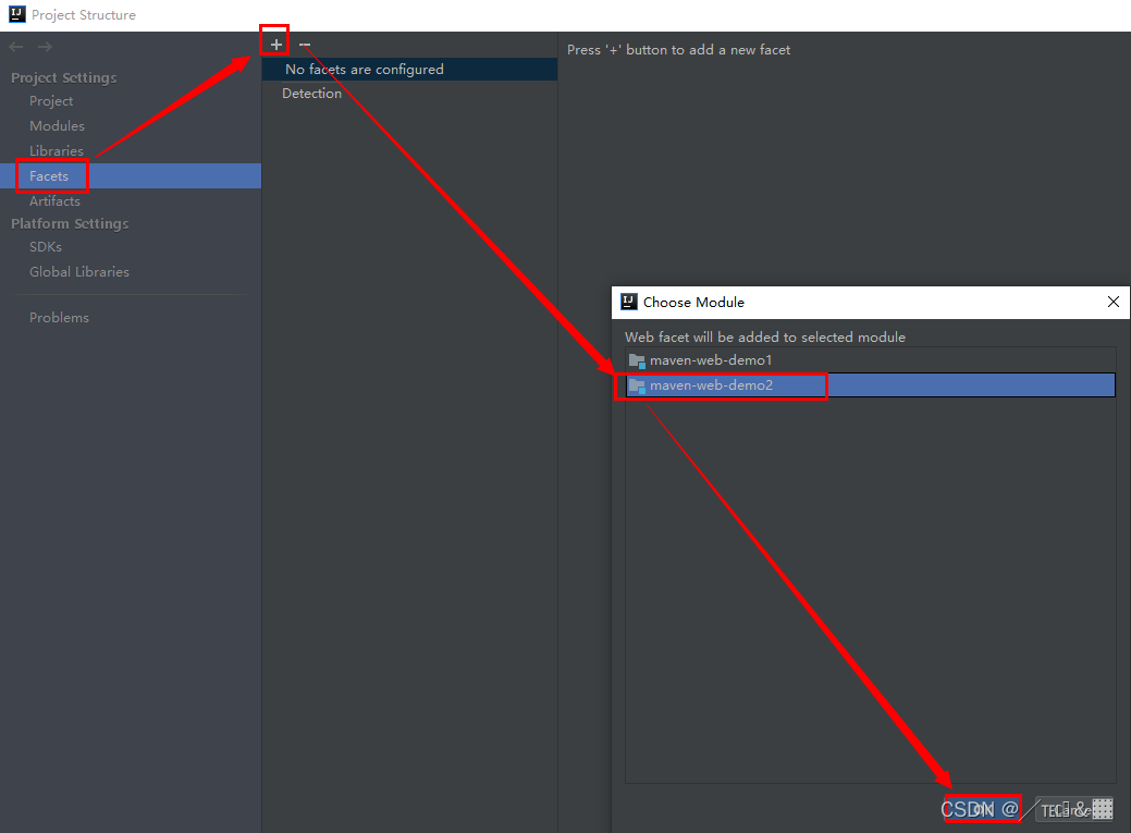 IDEA创建web工程+tomcat配置_web facet resources are not-CSDN博客