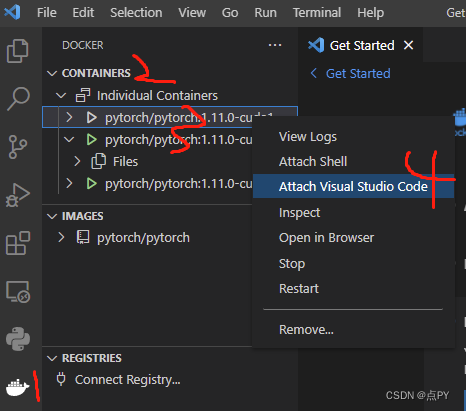VScode配置docker容器环境_vscode docker 没有attach-CSDN博客