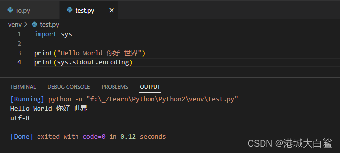 VSCode 输出中文乱码PYTHONIOENCODING配置解决-CSDN博客