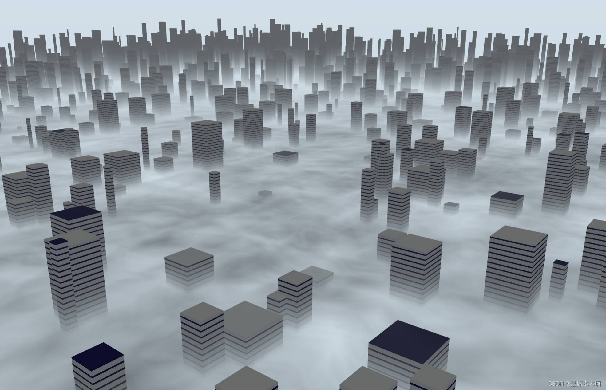 ThreeJS:两种场景雾_threejs fog-CSDN博客