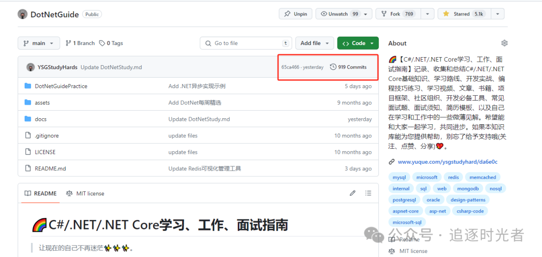 GitHub突破5k Star！这件事情我坚持了3年，努力打造C#/.NET/.NET Core全面的学习、工作、面试指南知识库_c#github的star-CSDN博客