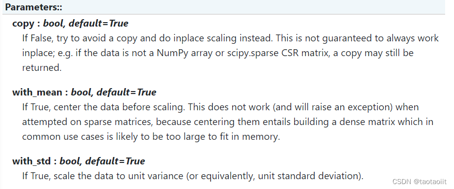 sklearn.preprocessing.StandardScaler详解-CSDN博客