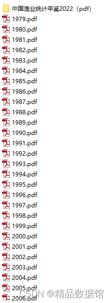 中国渔业统计年鉴（1979-2022）_中国渔业统计年鉴2023-CSDN博客