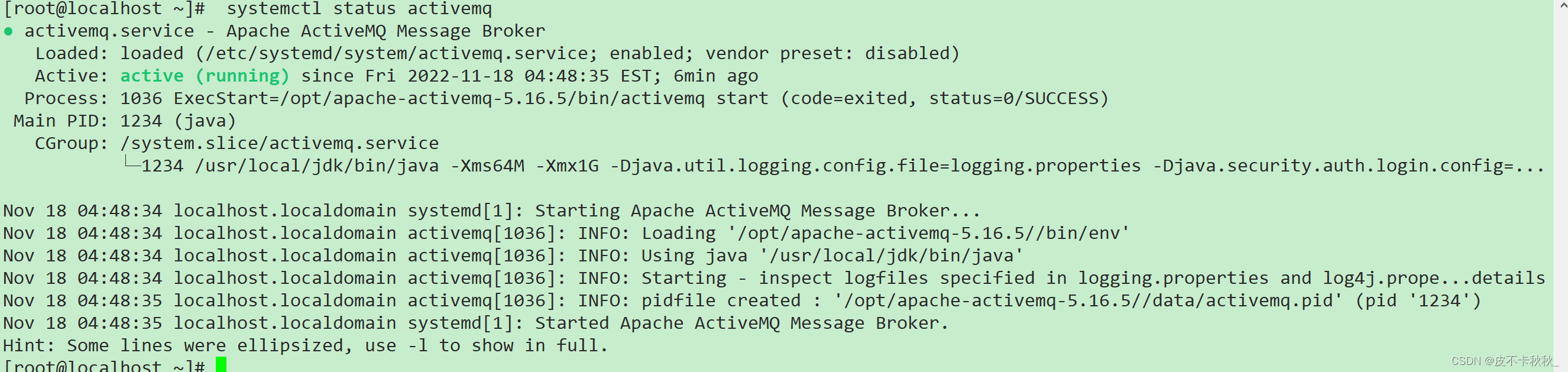 定制activemq_RPM包，注册系统服务并开机自启_activemq rpm-CSDN博客