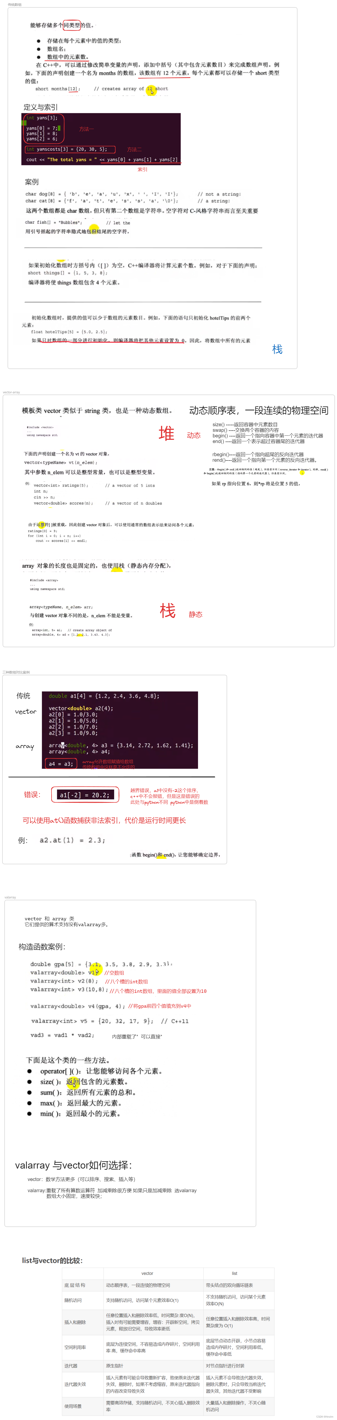 【C++】 --- 传统数组-vector-array-valarray_统数组c++-CSDN博客