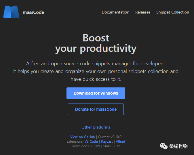 massCode 一款优秀的开源代码片段管理器-CSDN博客