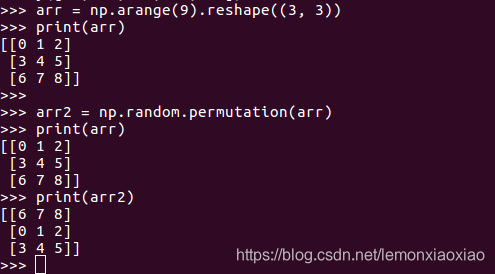 【Numpy】中np.random.shuffle()与np.random.permutation()的用法和区别_np.random.shuffle()函数-CSDN博客
