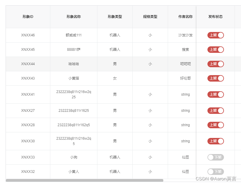 Vue table的column属性，render函数生成switch开关和button按钮_表格里渲染render开关-CSDN博客