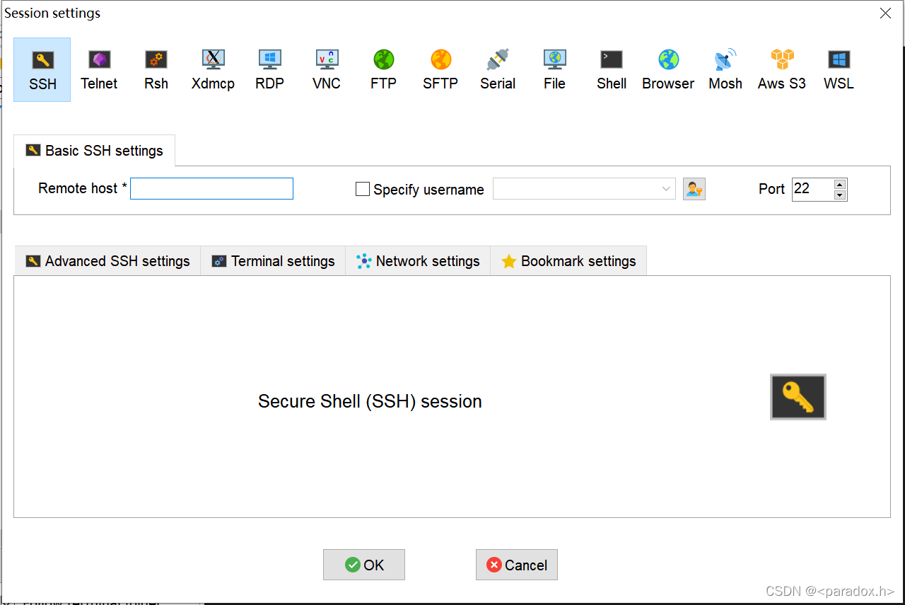初次使用MobaXterm SSH登录出现refused的解决_unix authentication refused-CSDN博客