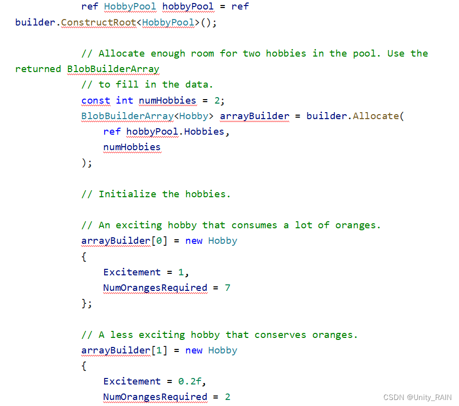Unity DOTS系列之BlobAsset核心机制分析_unity的blob加载-CSDN博客