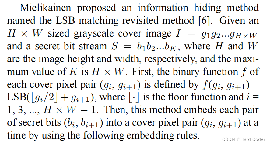 图像处理之LSB Matching Revisited论文复现_lsb匹配算法-CSDN博客