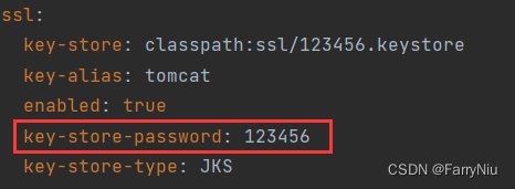 解决配SSL时报错java.security.UnrecoverableKeyException: Password verification ...