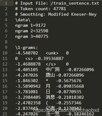 详解kenlm语言模型计算过程_kenlm 如何计算ppl-CSDN博客