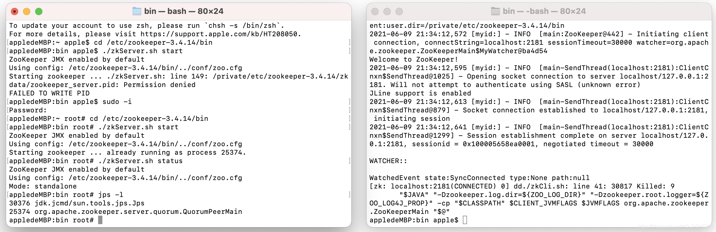 Mac zookeeper安装连接失败！！！_mac zk地址连不上-CSDN博客