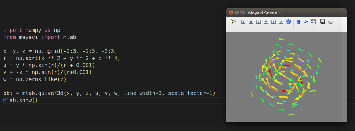 BIT Python科学计算三维可视化（二）Mayavi库使用_mayavi如何显示外部文件-CSDN博客