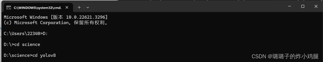 【YOLOv8学习记录】——完成yolov8部署及初次运行_yolov8 git-CSDN博客