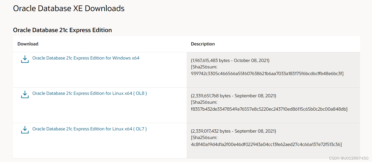 Oracle XE 21c 安装指南-CSDN博客