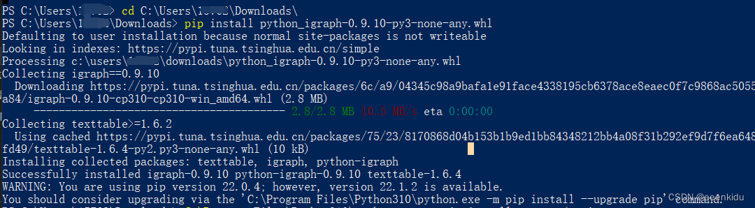 Windows环境安装python-igraph、pycairo_igraph下载-CSDN博客