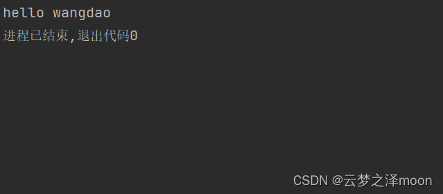 【王道训练营】第一题 输出 hello wangdao-CSDN博客