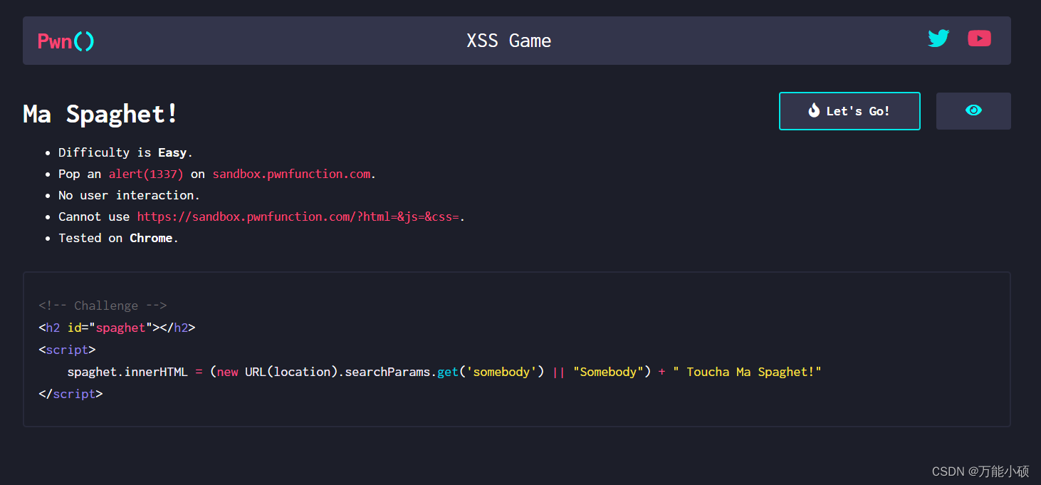 xss.pwnfunction-Ma Spaghet!-CSDN博客