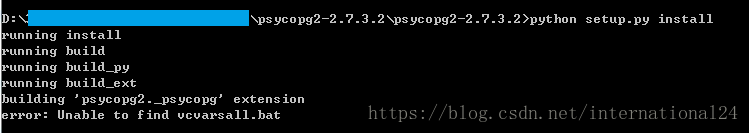 在Windows上安装Psycopg2_windows 下安装'psycopg2-CSDN博客
