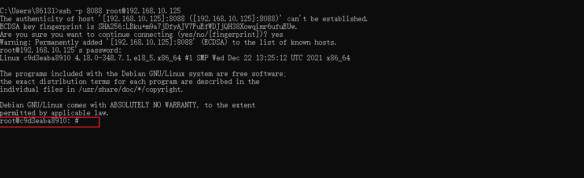 使用SSH远程直连Docker容器_docker ssh-CSDN博客