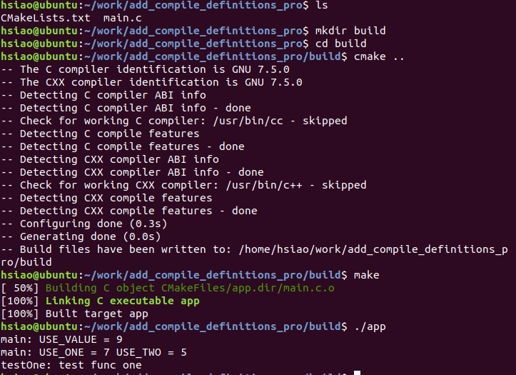 CMake从入门到实战系列（十四）——CMake中增加预处理器定义的几种方法_cmake预定义-CSDN博客