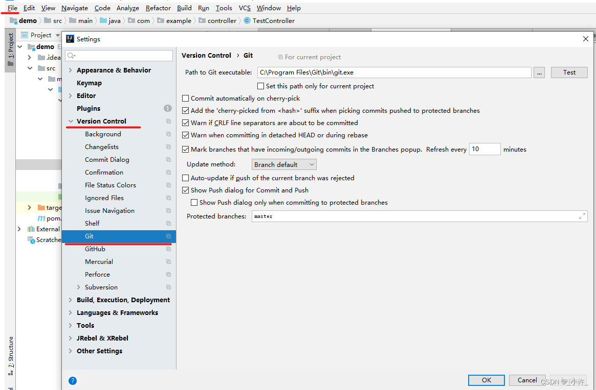 Git与IDEA强强联合（HTTPS协议连接）_idea git ssl-CSDN博客