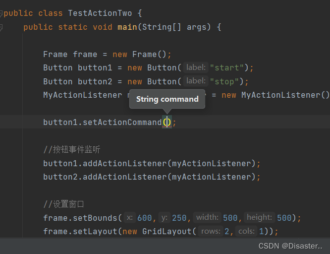 java事件监听中的e.getActionCommand()方法-CSDN博客
