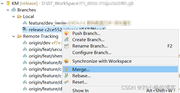 Eclipse Merge合并和解决冲突_eclipse代码合并冲突解决-CSDN博客