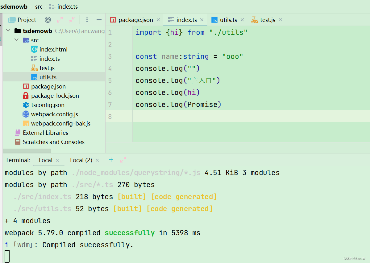 Webstorm上创建的Typescript项目 console.log报错显示红色_webstorm typescript 语法报错-CSDN博客