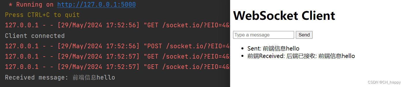 使用flask实现WebSocket_flask websocket-CSDN博客