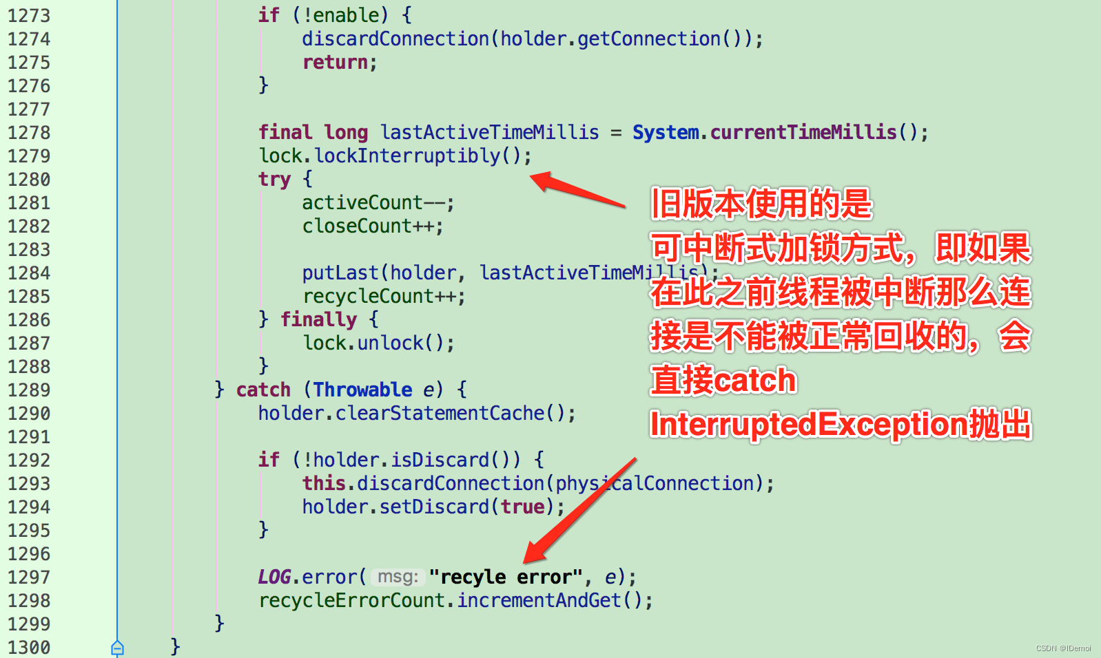 Druid出现DruidDataSource - recyle error - recyle error java.lang.InterruptedException: null异常排查与解决 ...