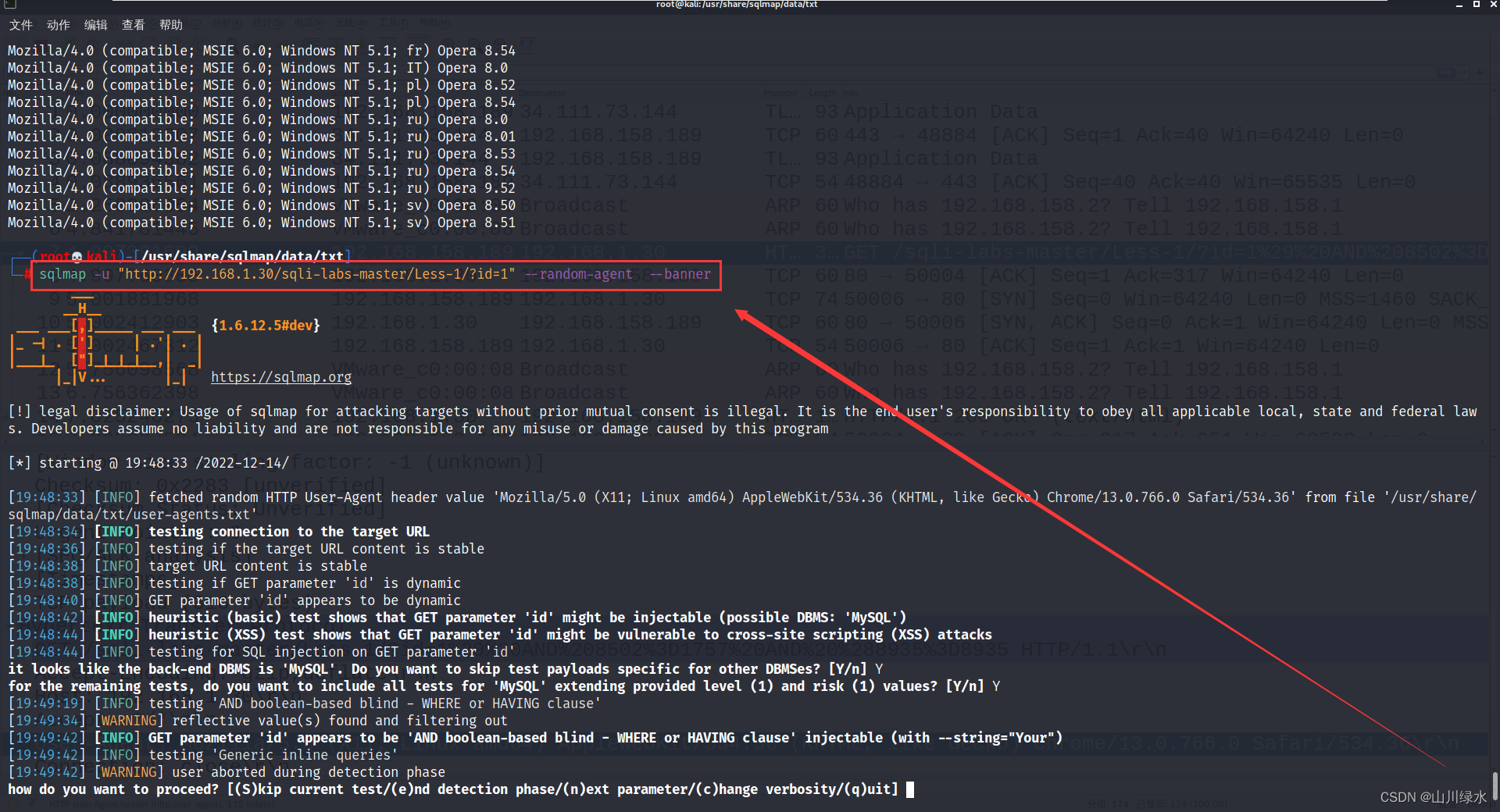 SQLmap参数设置之二——1.sqlmap设置user-agent；2.sqlmap设置host头；3.sqlmap设置referer头；4.sqlmap设置其他的HTTP头_csdn 山川 ...