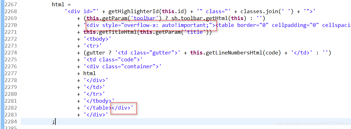 syntaxhighlighter修饰代码时，底部出现水平滚动条_shcoredefault.css-CSDN博客