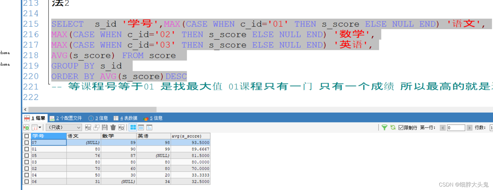 SQL39道代码练习题_sql编程题-CSDN博客